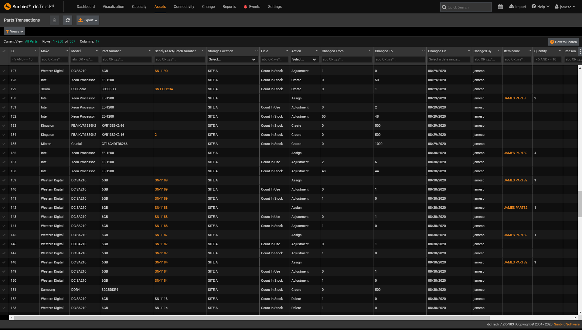 Product Screenshots | Sunbird DCIM